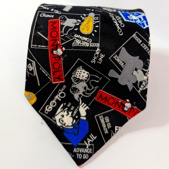 Monopoly | Accessories | Vintage Monopoly Board Game Tie 998 Hasbro ...